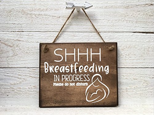 Buy Wood Plaque feeding In Progress Nursing In Progress Do Not Disturb ...