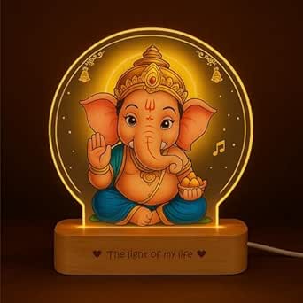 Buy ZOCI VOCI God Lamps - Spread Tranquility with These Engraved God ...