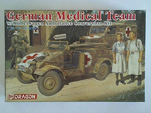 German Medical Team w/Kübelwagen Ambulance Conversion Kit, No. 6137 ...