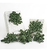 Amazon.com: HUIHUANG Red Bows for Gift Wrapping, Red Curly Ribbon Bows ...