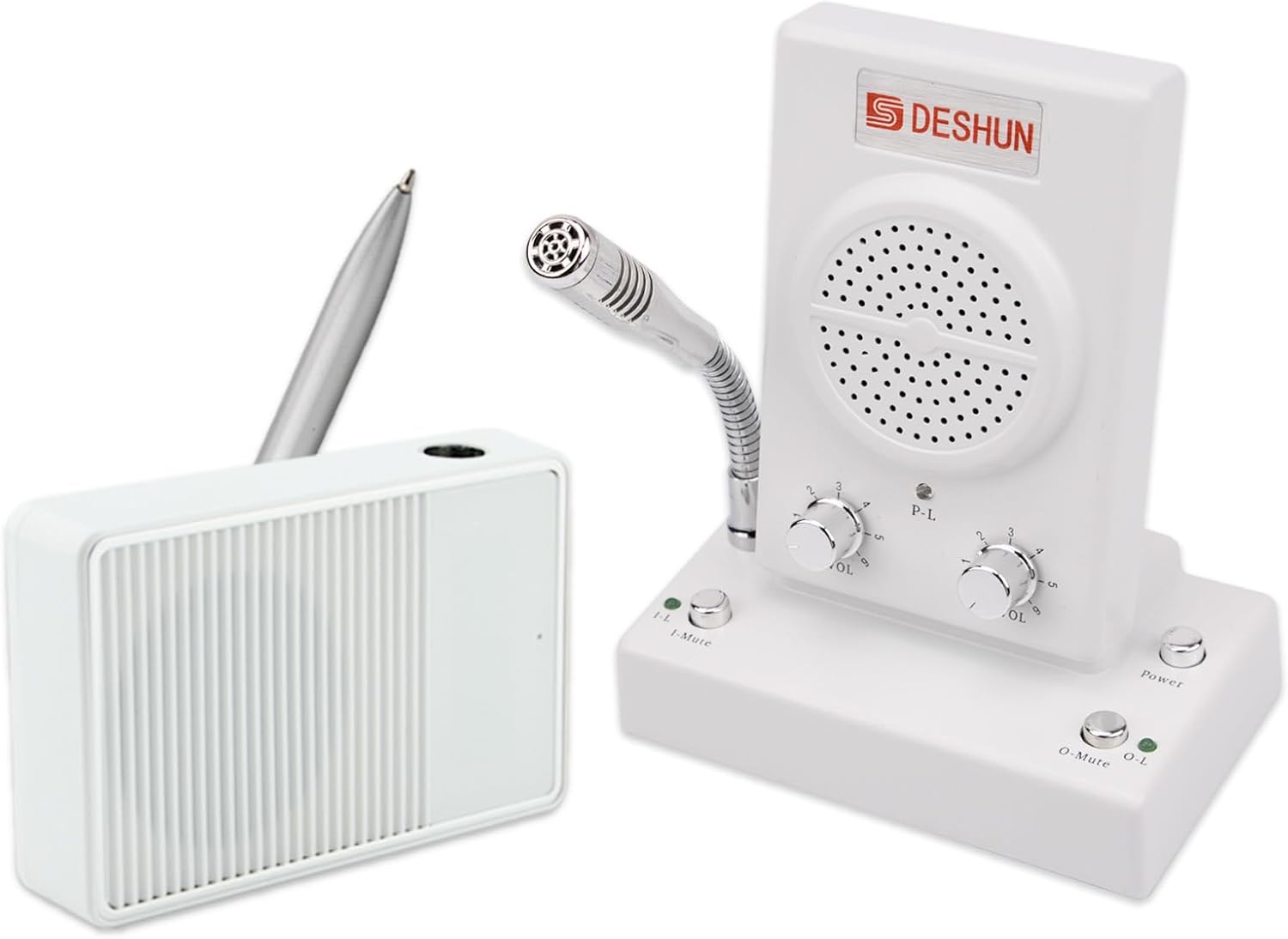 Amazon.com: DESHUN Window intercom Speaker,Window intercom 2 Way, Window Counter intercom ...