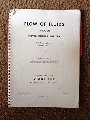 Flow of fluids through valves, fittings, and pipes: Amazon.com: Books