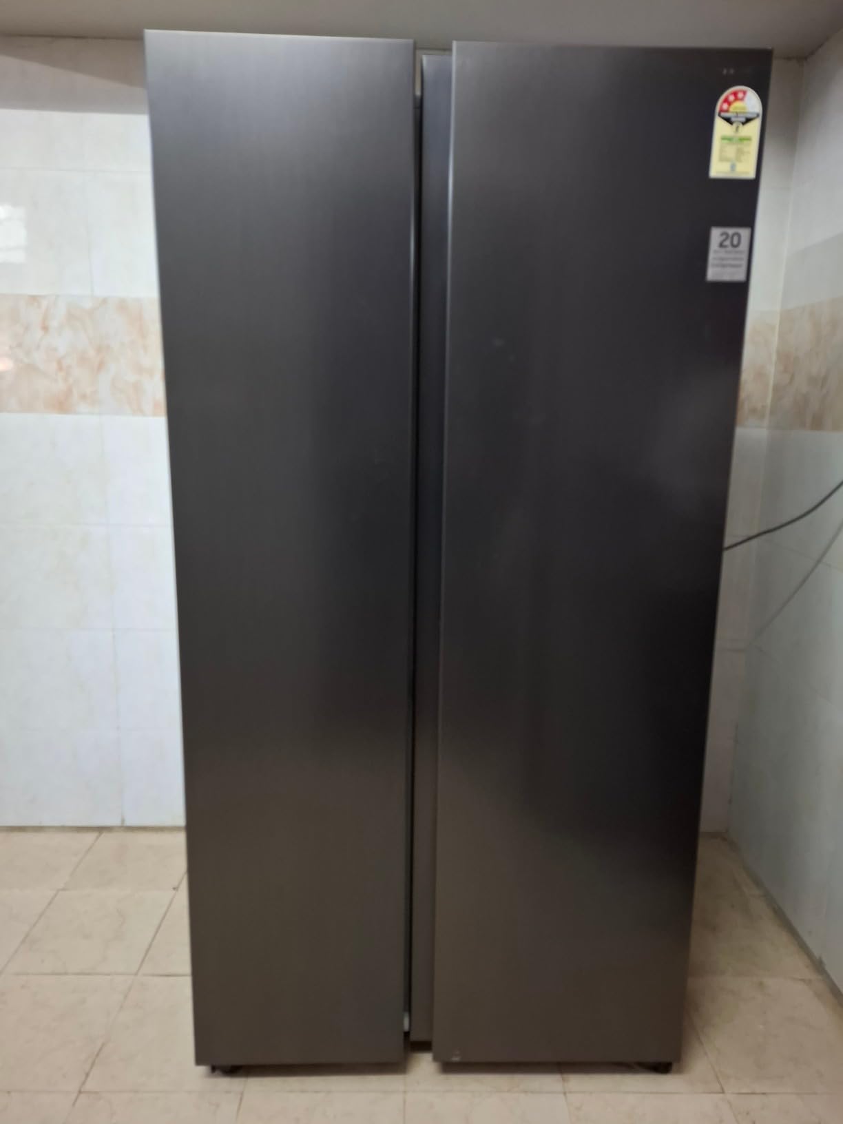 Samsung 653 L, 3 Star, Bespoke AI, Glass Door, Frost Free, Double Door ...