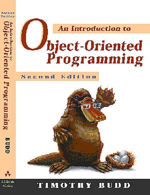 An Introduction To Object Oriented Programming Budd Timothy