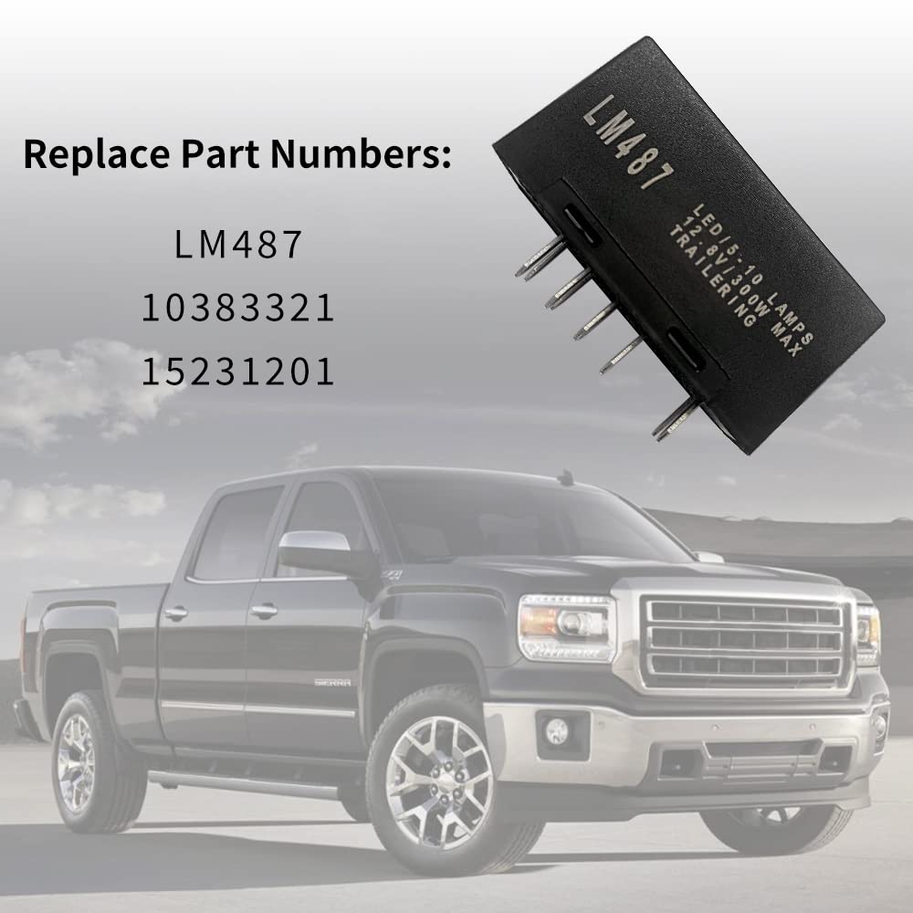 Hazard 4 LM487 LED - Fixes Hyper Flash For 2003-2006 GMC/Chevy Trucks ...