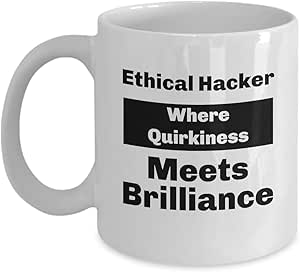 Amazon.com: Funny Ethical Hacker Mug, Ethical Hacker Occupation ...