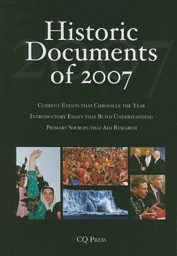 Amazon | Historic Documents of 2007 | CQ Press | Almanacs