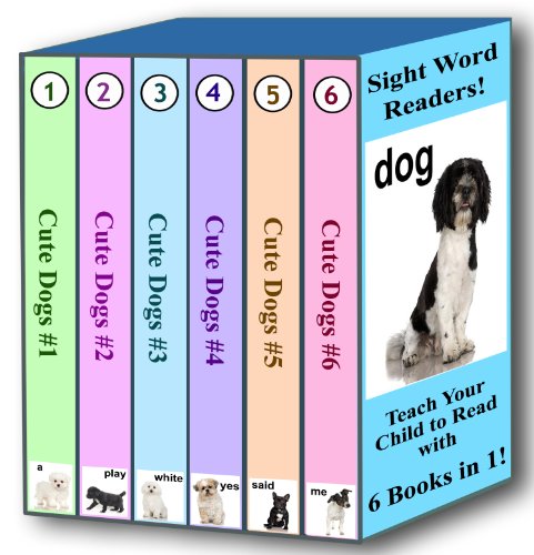 6 Sight Word Readers in 1! The Cute Dog Collection - Reading Practice ...