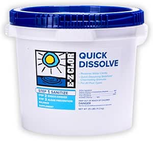Amazon.com : E-Z Clor Quick Dissolve Sodium Dichlor Pool Shock for ...