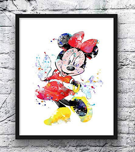 Amazon.com: Minnie Mouse Wall Poster Minnie Mouse Decor Disney Gift ...