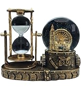Amazon.com: LED Crystal Snow Globe with Hourglass Sand Timer, Musical ...