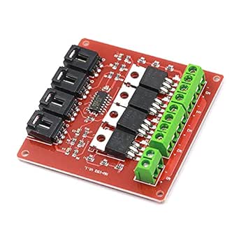 Four Channel 4 Route MOSFET Button IRF540 V4.0+ MOSFET Switch Module For Arduino : Amazon.co.uk ...