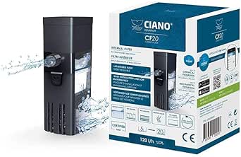 Ciano CF20 Filter for Aquariums, 5-20 L, High Performance, Easy Install ...