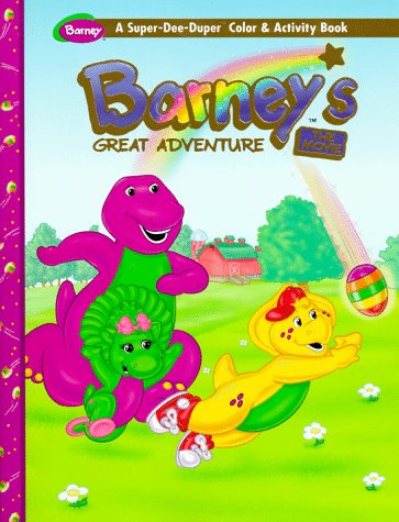 Amazon | Barney's Great Adventure: A Super-Dee-Duper Color & Activity ...