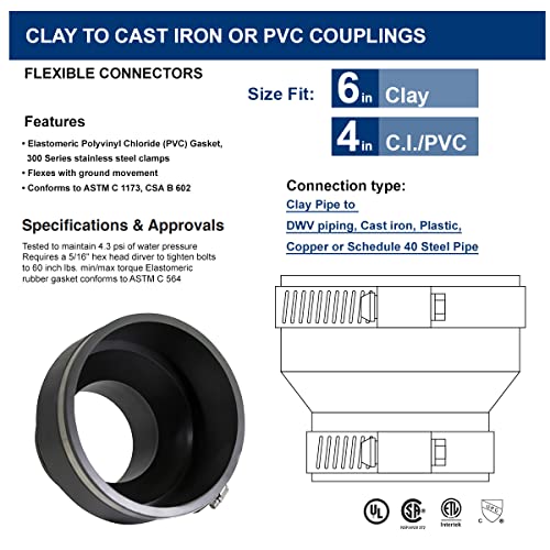 Snapklik.com : Supply Giant 6I8I Flexible Rubber Coupling