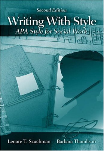Amazon.com: Writing with Style: APA Style for Social Work ...