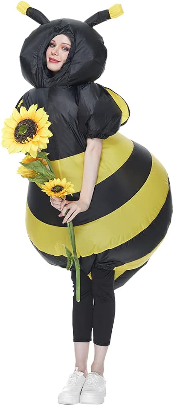 Amazon.com: Megartico Halloween Adult Inflatable Bumble Bee Costumes ...