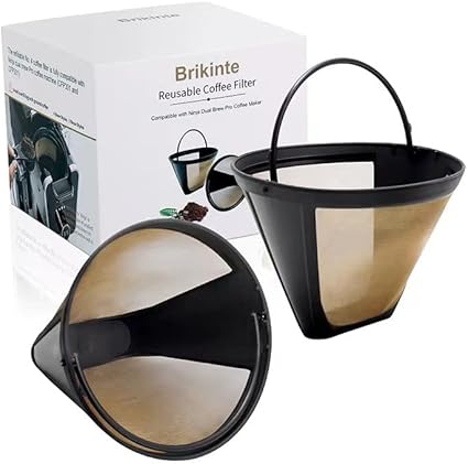 Amazon.com: Reusable Coffee Filters for Ninja Dual Brew Coffee Maker, 2 ...