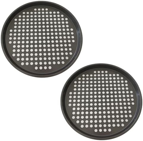 Amazon.com: LoveDeal 11Inch Pizza Pans with Holes, Nonstick Round Pizza ...
