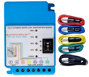 Automatic Water Level Indicator with Buzzer Alarm : Amazon.in: Home ...