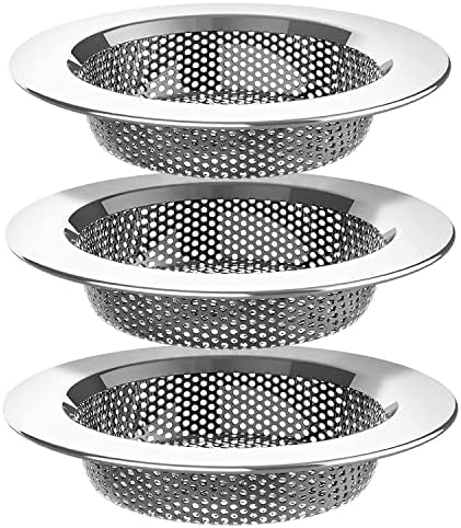JMN SQUARE Kitchen Sink Strainer Heavy Duty Stainless Steel Strainer ...