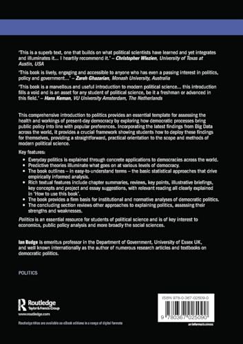 Snapklik.com : Politics: A Unified Introduction To How Democracy Works