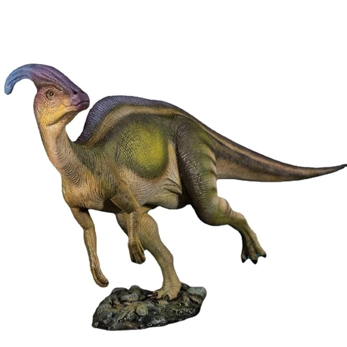 Buy Nanmu Parasaurolophus Figure Nutcracker Soldier Statue Dinosaur ...