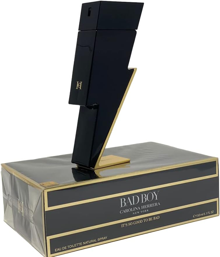 Amazon.com : Carolina Herrera Bad Boy EDT Spray Men 5.1 oz : Beauty ...