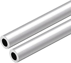 sourcing map 6063 Aluminum Round Tube, 300mm Length 18mm OD 11mm Inner ...