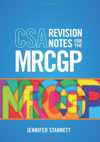 CSA Revision Notes for the MRCGP: Stannett, Jennifer: 9781904842866 ...