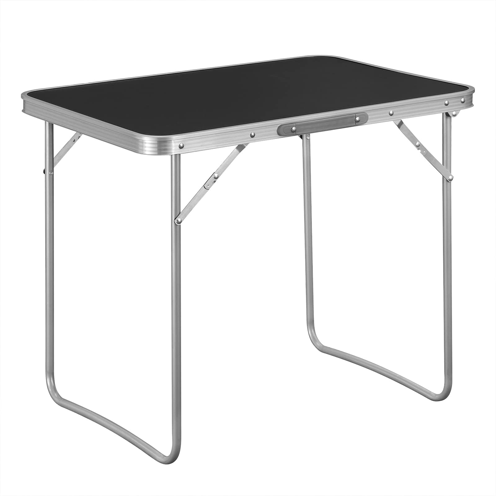 Small Folding Table, Compact 2ft Foldable Camping Picnic Low Table ...