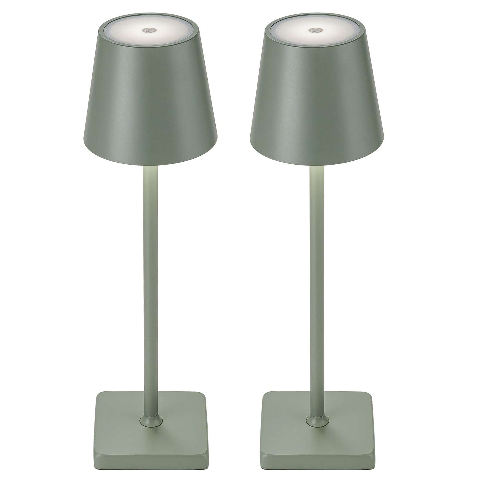 kelary 2 Pack Cordless Table Lamp Rechargeable LED Desk Lamp 5200mAh ...