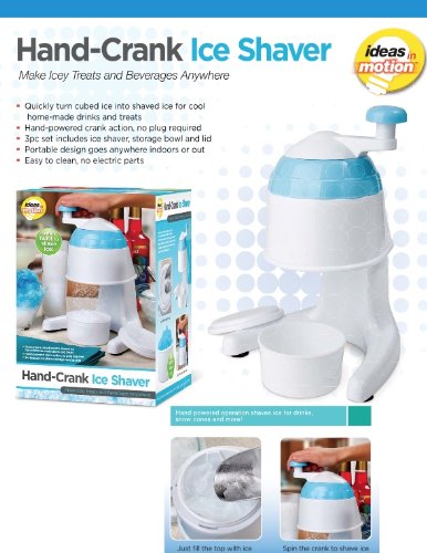Ideas in Motion Hand Crank Ice Shaver : Amazon.in: Home & Kitchen