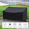 Amazon.com: Epicover Outdoor Bench Cover, 210D Heavy Duty 2-Seater ...
