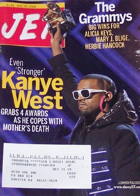 Jet Magazine Feb. 25, 2008 Kanye West: Jacqueline Boatwright, Maurice ...