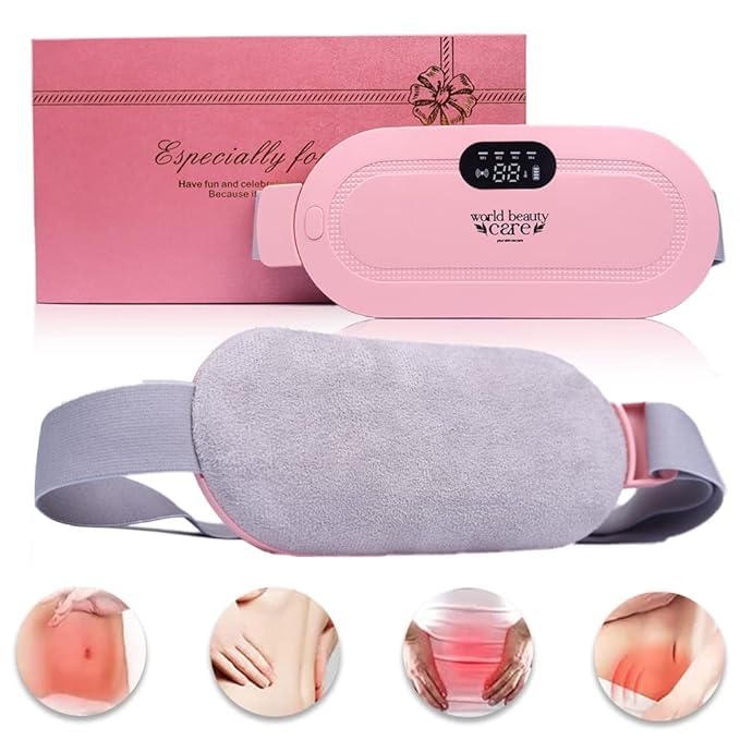 Portable Cordless Heating Pad for Menstrual Cramps Relief, Heating Pad ...
