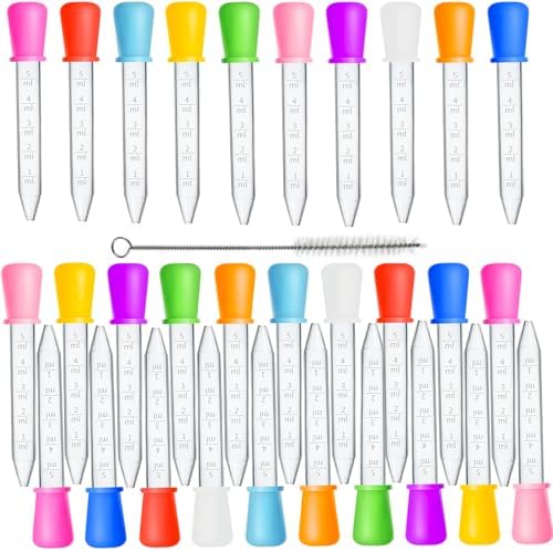 Amazon.com: Liquid Droppers, 30 Pcs 5ml Medicine Droppers for Kids ...