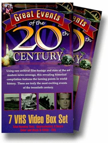 Amazon.com: Great Events of the 20th Century [VHS] : Great Events of ...