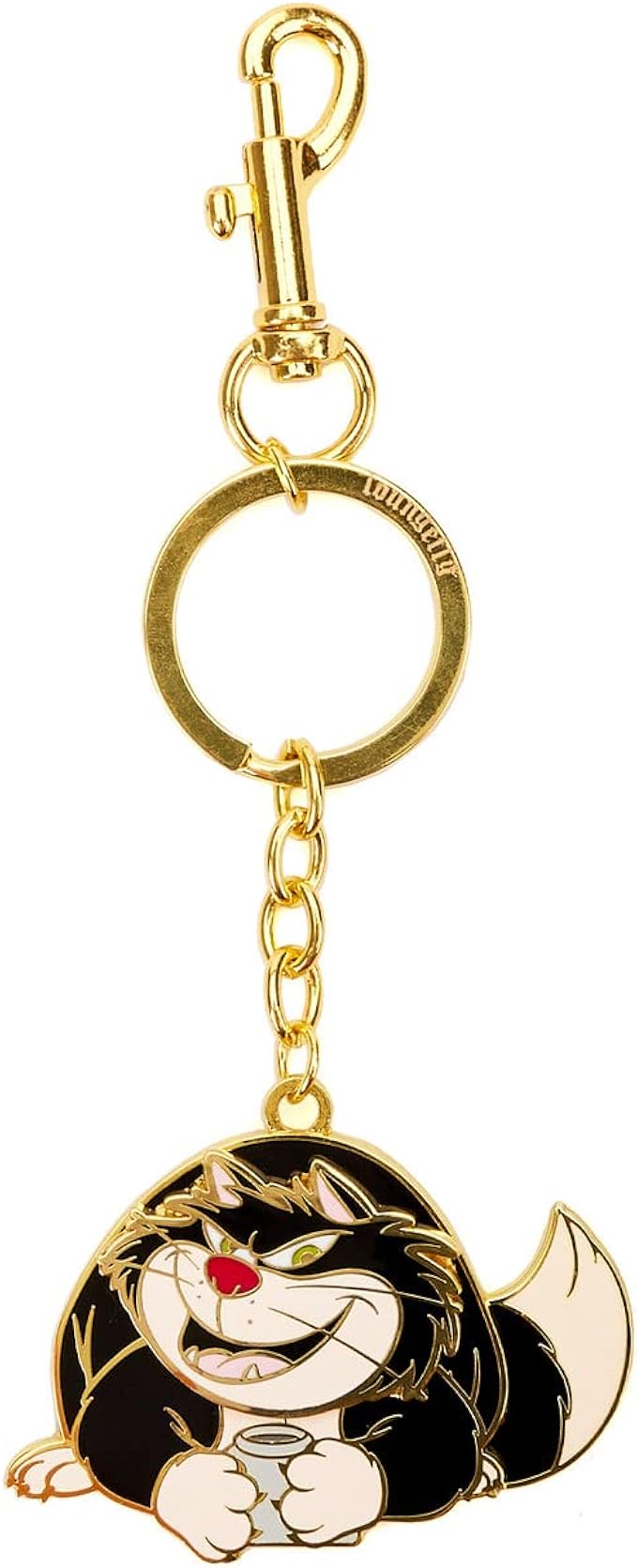 Loungefly Disney Cinderella Lucifer Enamel Keychain at Amazon Men’s ...