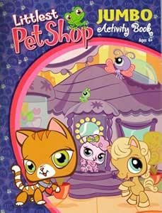 Amazon.com: Littlest Pet Shop Jumbo Activity Book ~ Beauty Shop : Toys ...
