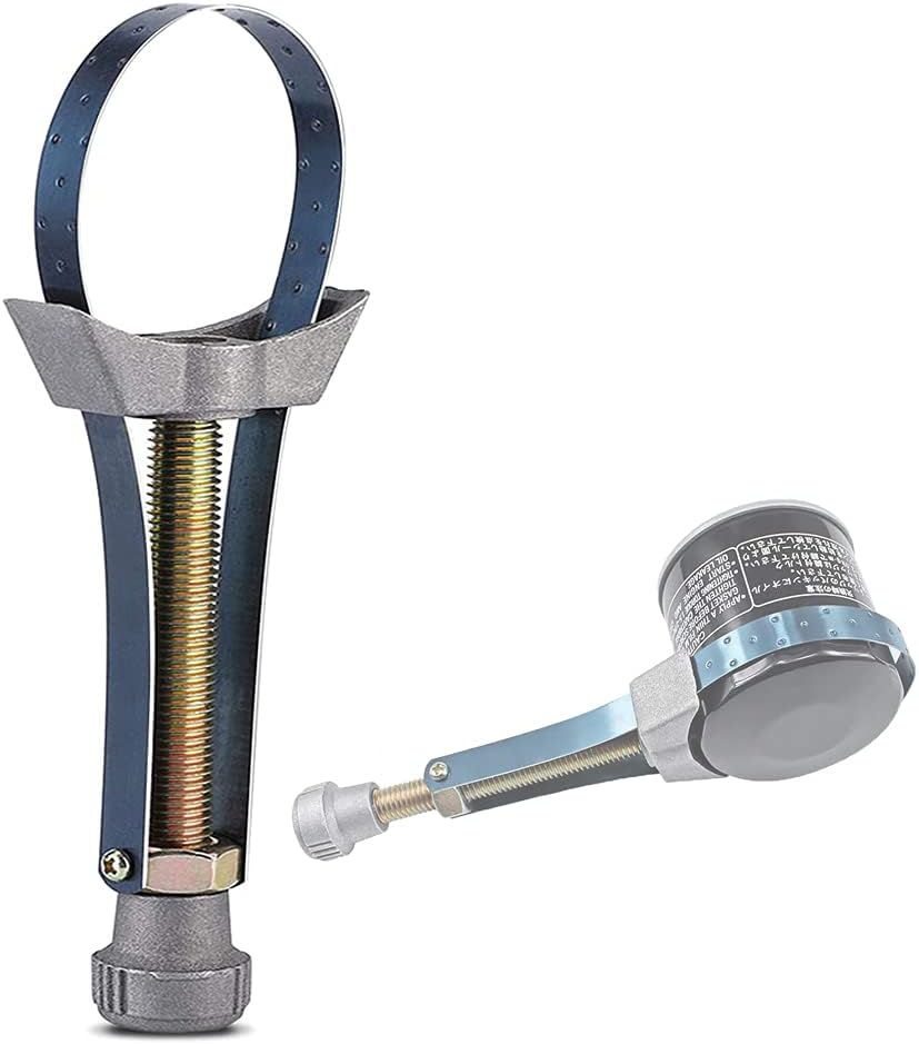 Oil Filter Removal Strap Wrench, Adjustable Oil Filter Removal Tool Oil ...