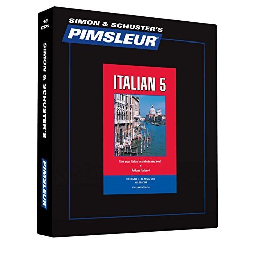 Pimsleur - Pimsleur Italian Level 5 CD: Learn to Speak and Understand ...