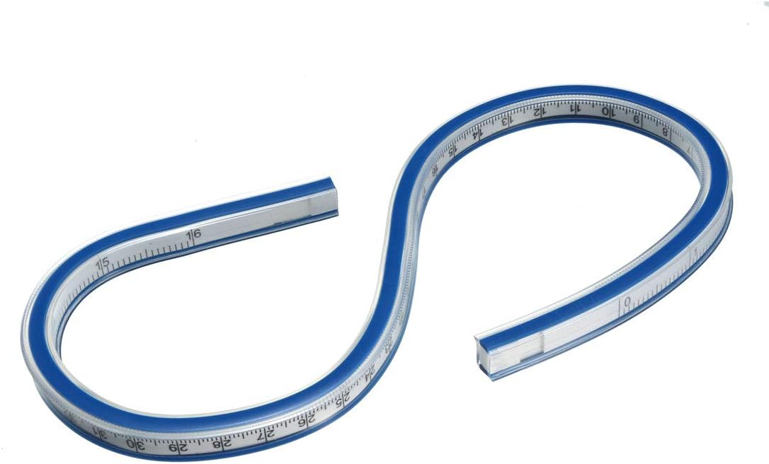 Amazon.com: Staedtler Flexible Curve with Inch and Metric Scale ...
