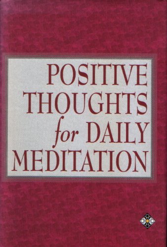 Amazon.com: Positive Thoughts for Daily Meditation: 9781852304263 ...
