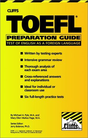 Amazon | Cliff's Toefl Preparation Guide | Bobrow, Jerry | Words & Language
