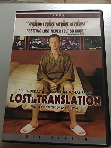 Amazon.com: Lost in Translation (DVD, 2004, Full screen) : Movies & TV