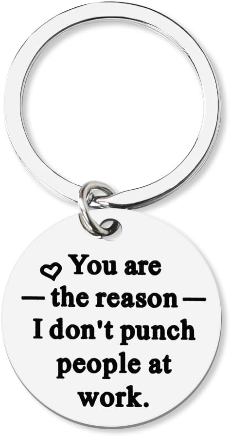 Amazon.com: Funny Keychain Gifts for Coworker Friend Leaving Gifts for ...