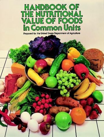 Handbook of the Nutritional Value of Foods in Common Units: U.S. Dept ...