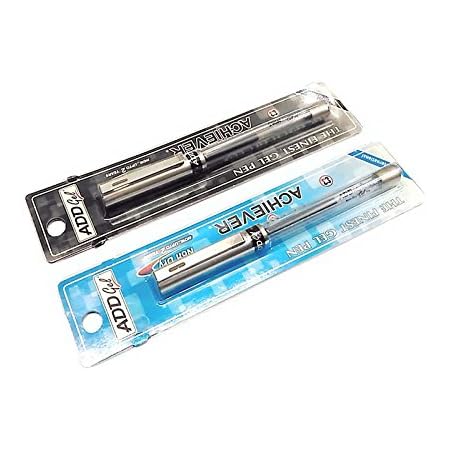 ADD Gel Achiever Gel Pen-Black,Set of 10 Pens : Amazon.in: Office Products