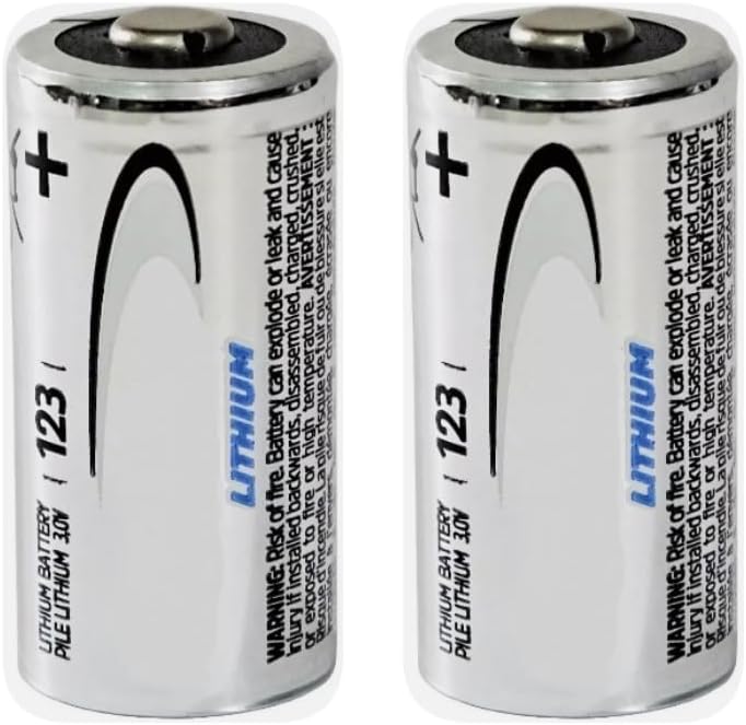 Amazon.com: KCATDREY 2 pcs Lithium CR123A 3V Photo Camera Lithium 123 ...